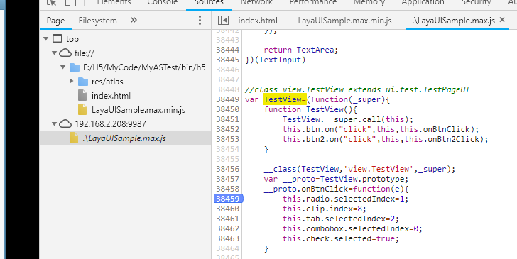 使用Uglifyjs和SourceMap压缩和调试JS(laya项目)